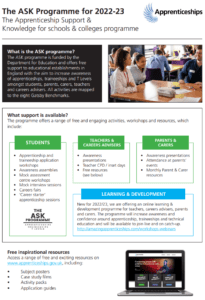 Guide: ASK Apprenticeships Support - Schools & Colleges | All About STEMAll About STEM